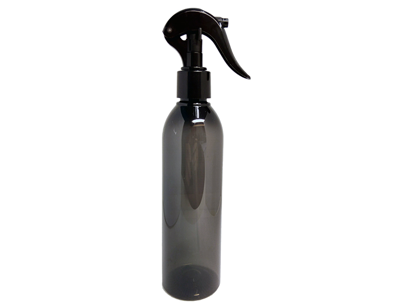 Translucent Black PET Spray Bottle 250ml with Black Trigger – CF Sprayer